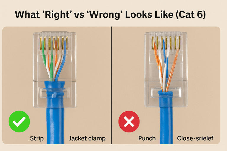 How to Terminate Cat 6: Tools, Color Order, Step-by-Step